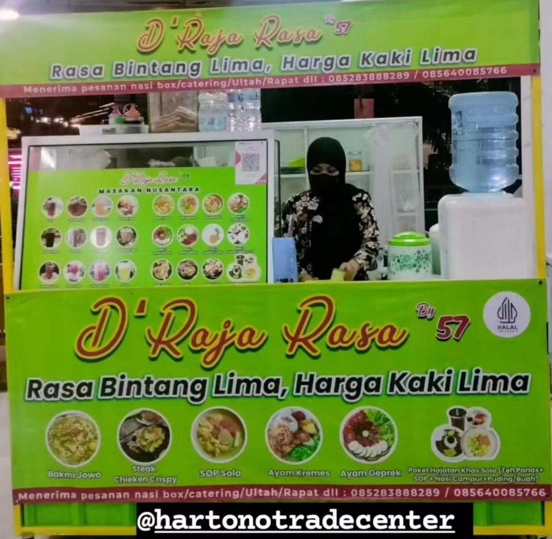 D'Raja Rasa Kini Ada di Hartono Trade Center Solo Baru - TELIKSANDI