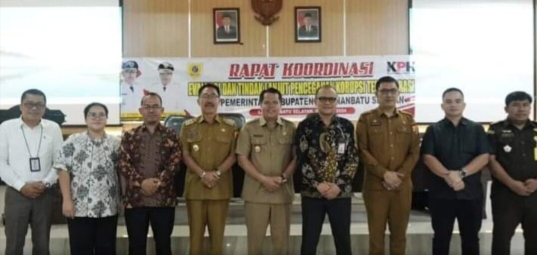Bupati H. Edimin Buka Rapat Koordinasi Evaluasi Pencegahan Korupsi ...