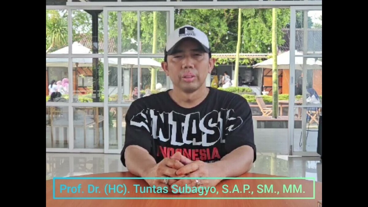 Prof. Dr. (HC). Tuntas Subagyo, S.A.P., SM., MM. Ucapkan Selamat Kepada ...